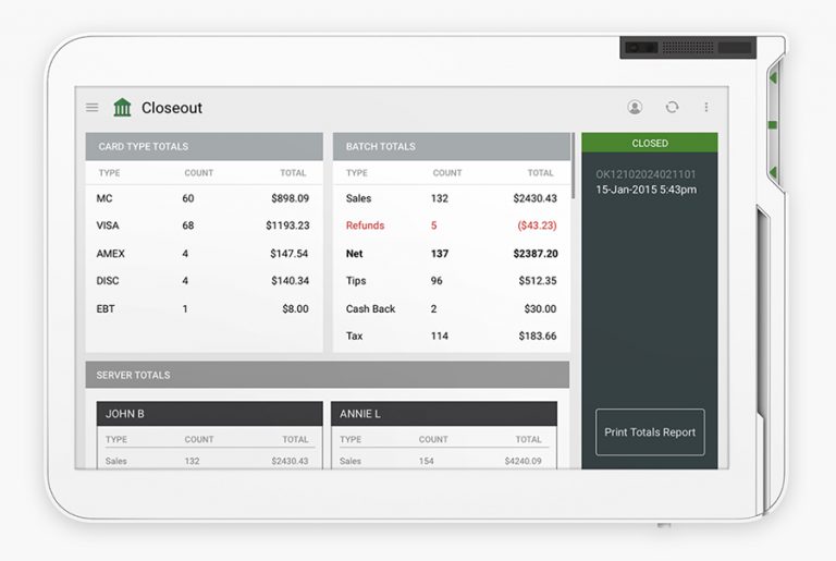 Clover POS Business Tracking Reporting - Canada First